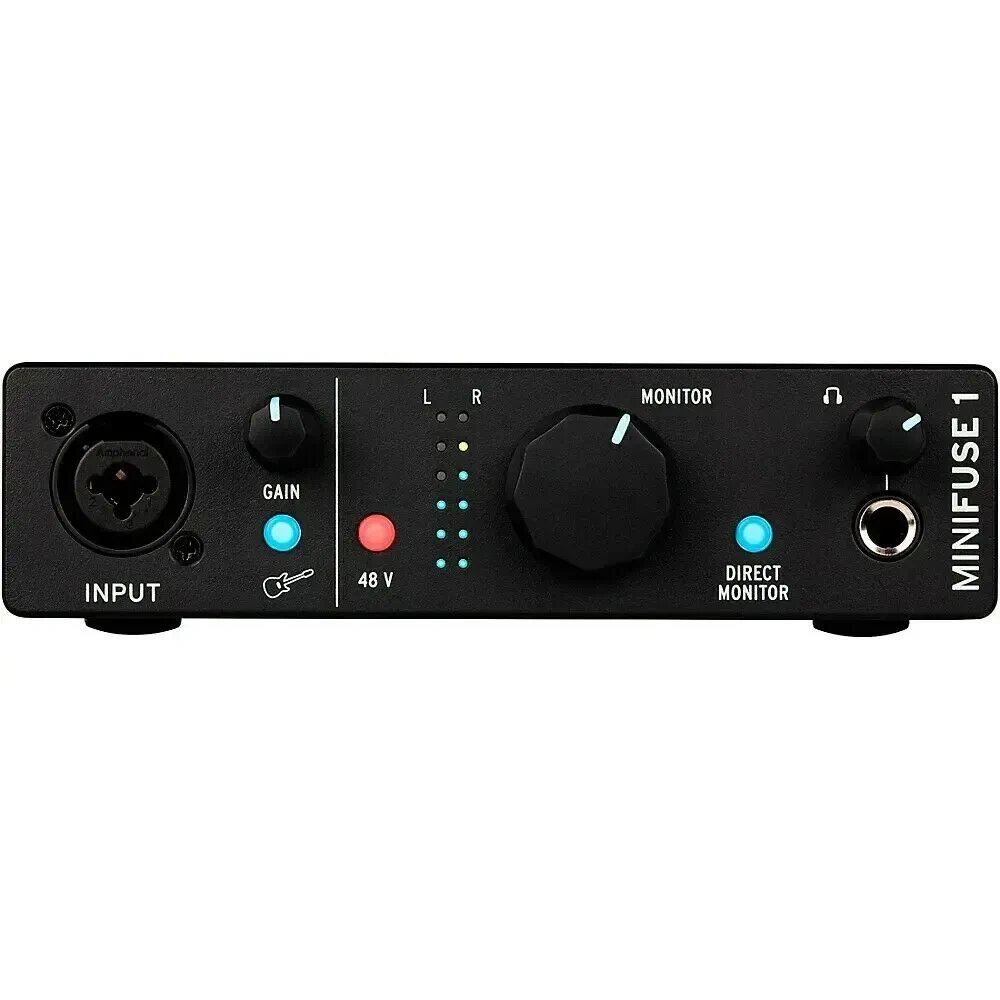 Внешняя звуковая карта Arturia MiniFuse 1 USB Audio Interface, Black