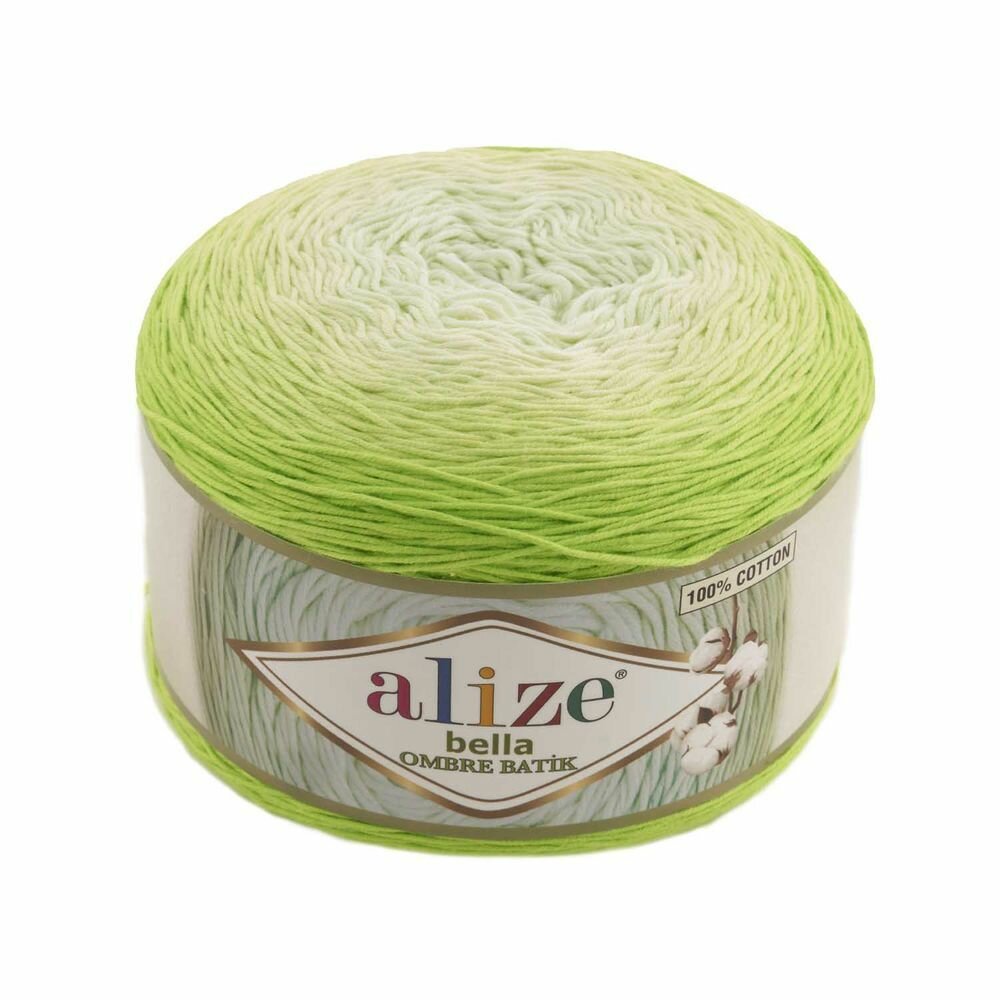 Пряжа Alize Bella Ombre Batik 7412 (2 мотка по 250г/900м)