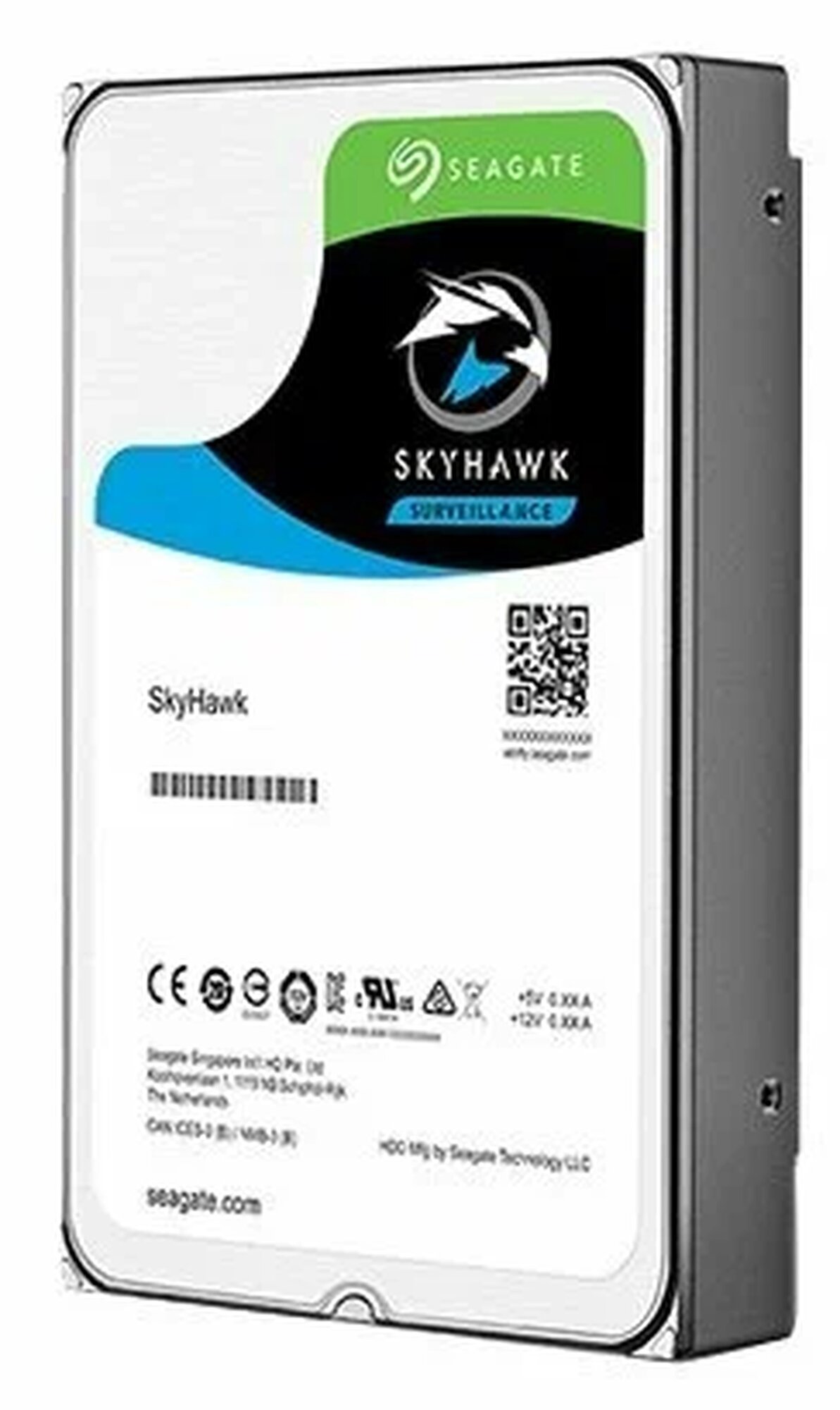 Жесткий диск HDD 6.0Tb Seagate, SATA-III, 256Mb, 5400rpm SkyHawk (ST6000VX001)