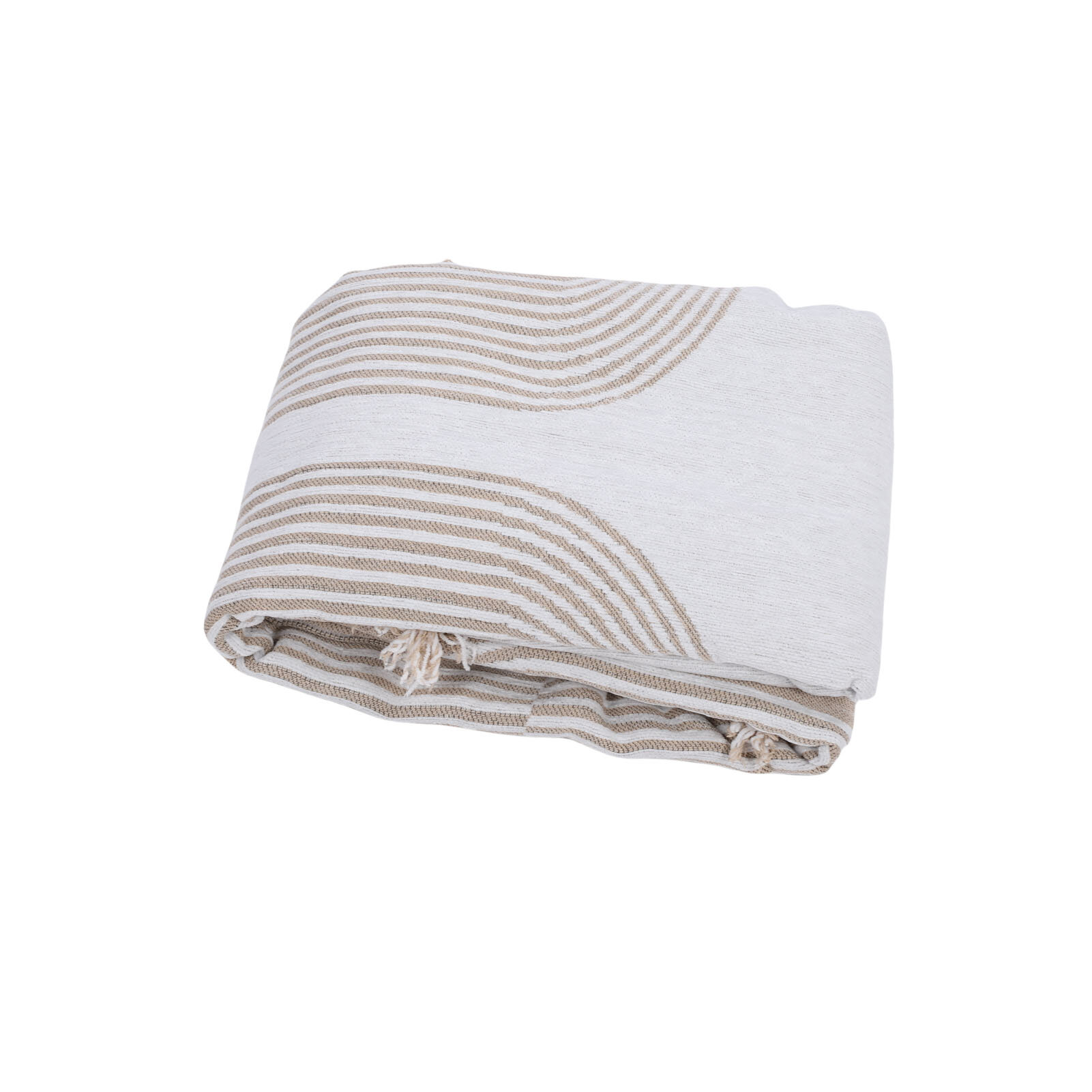 Чехол на диван из синели, пылезащитный двухсторонний мягкий чехол для дивана с кисточками для мебели для гостиной, бежевый, 180x130 см/70,9x51,2 дюйма