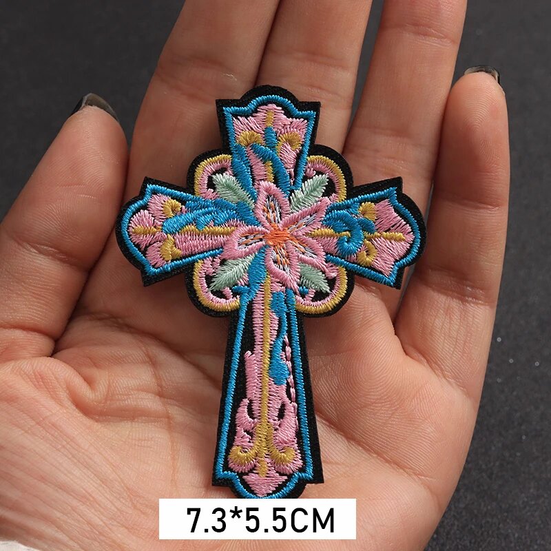 Ретро нашивки крест 5 шт