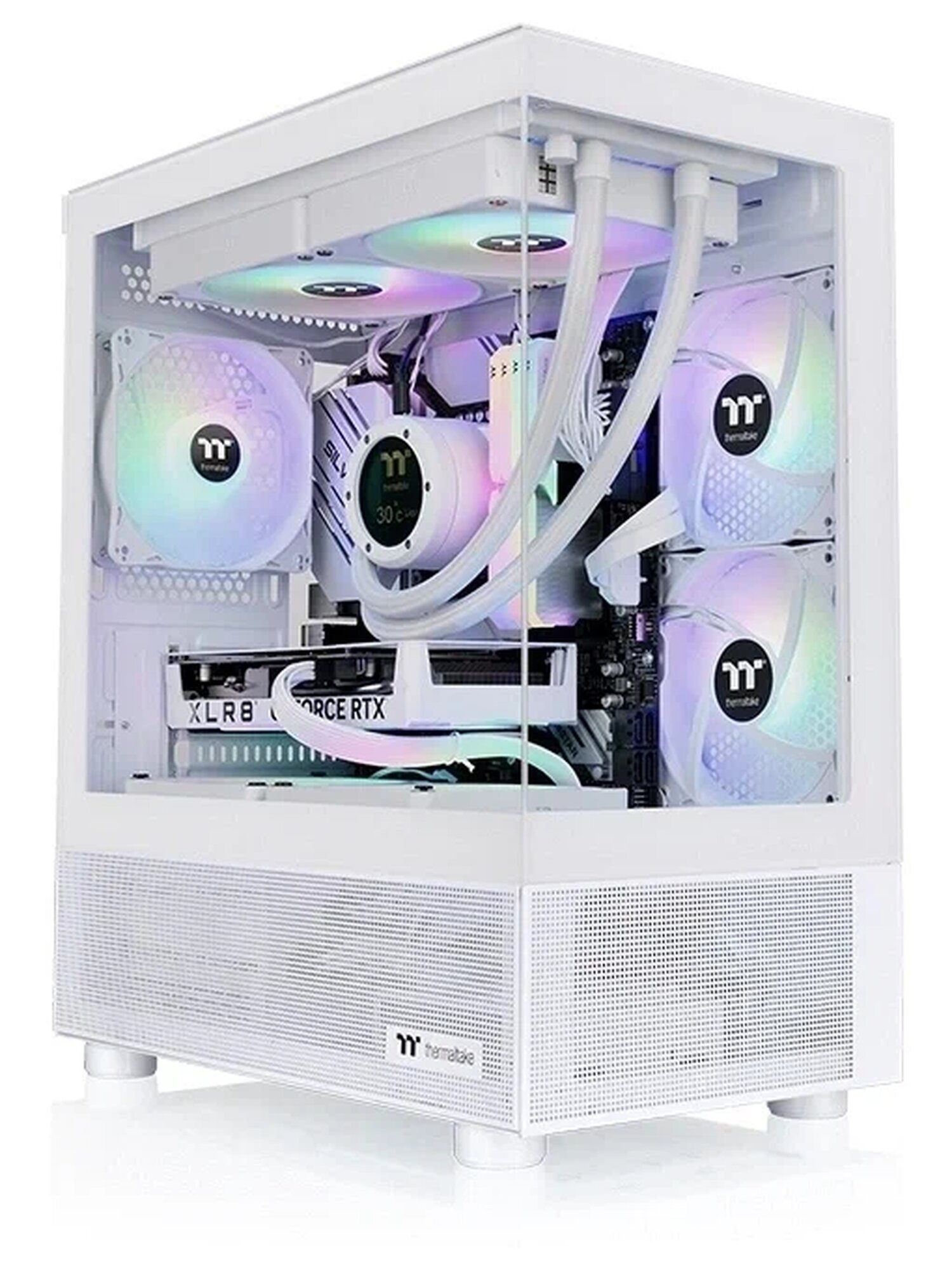 Компьютерный корпус mATX Thermaltake View 170 TG ARGB белый (ca-1z4-00m6wn-00)