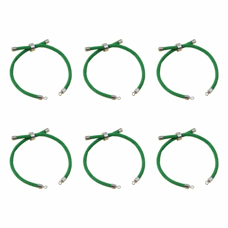 Удобная основа для DIY браслета с регулируемой длиной для создания уникальных украшений, Зеленый