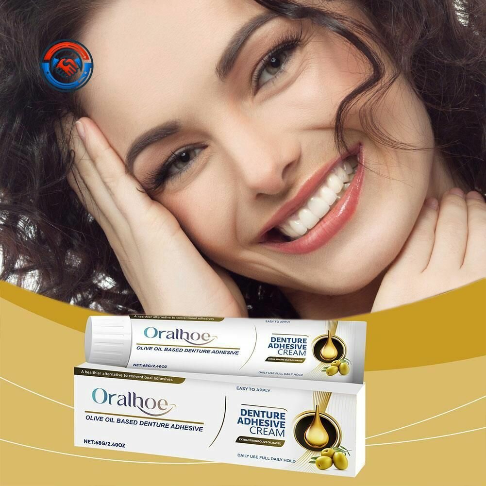 Крем для фиксации зубных протезов на весь день: надежная фиксация, комфорт при ношении и лёгкое нанесение ежедневно