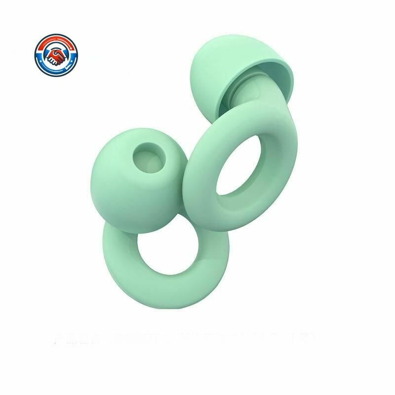 Многоразовые беруши Loop Quiet фиолетовые, беруши для сна и концентрации, силиконовые тихие беруши с кейсом и 4 размерами амбушюр, беруши для путешествий и шумного офиса