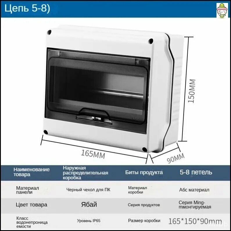 Ящик для электросчетчика уличный, герметичный, навесной