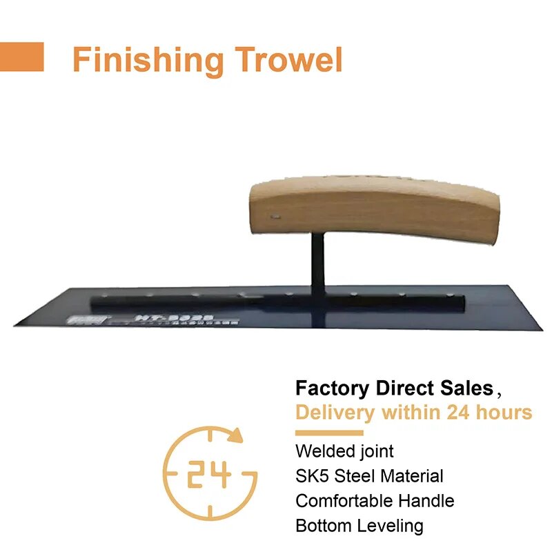 Финишный шпатель, каменные строительные инструменты, 27 см, синяя сталь для нанесения бетона, цемента, шпаклевка, конструкция стен, украшение дома