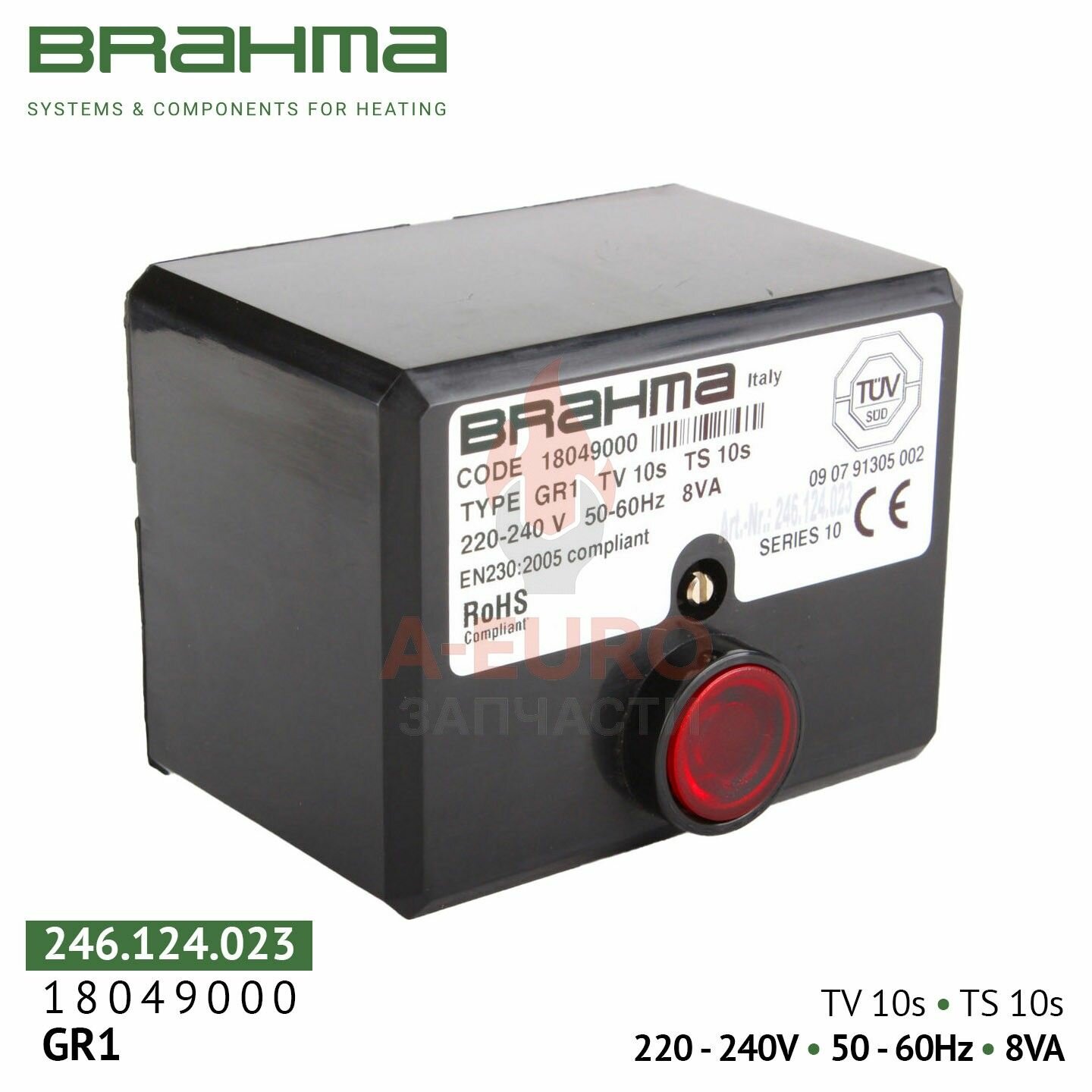 Блок управления горением Brahma GR1, 18049000