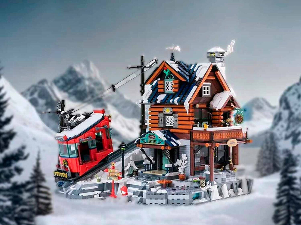 Конструктор Pantasy Modular Building 85033 Конструктор Горная хижина