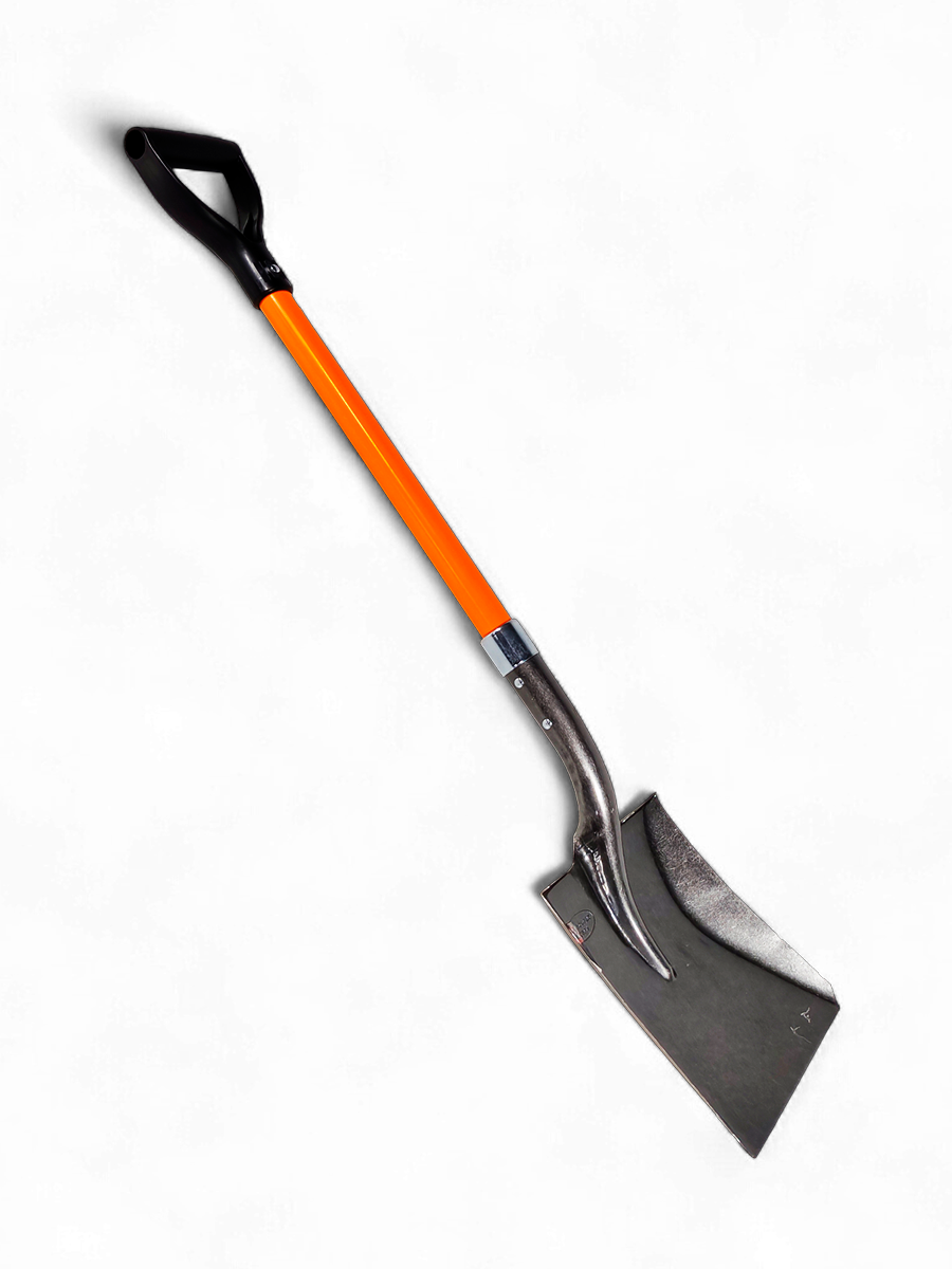 Лопата совковая WEN короткая с фибергласовой ручкой SK1, закаленная сталь