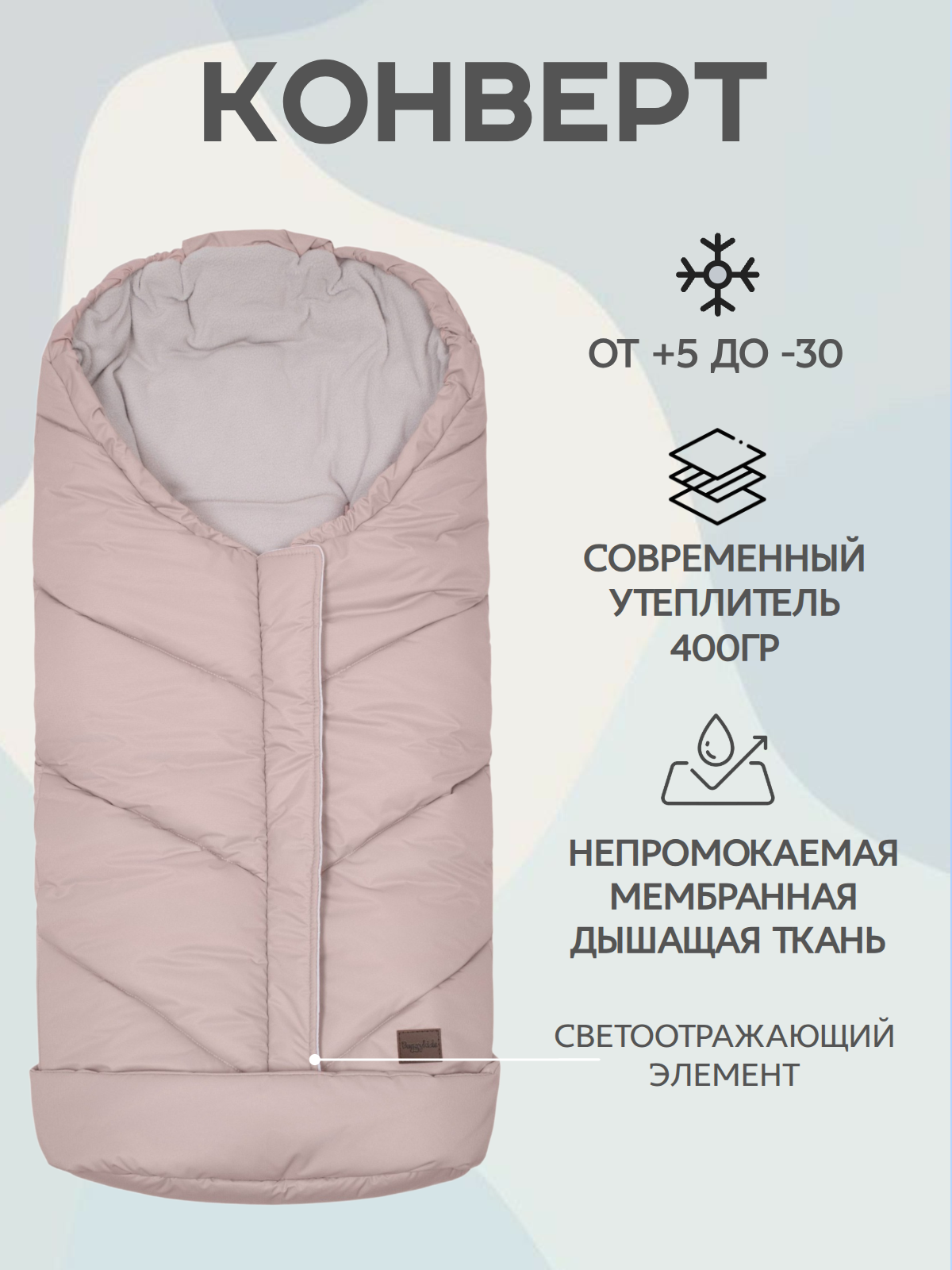 Конверт в коляску зима теплый