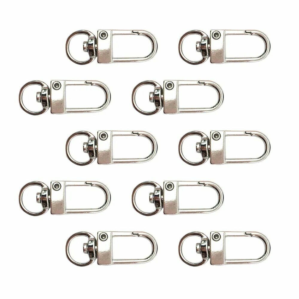 10 шт Клипсы для ключей -машины лобстеры Clasps поворотные защелки