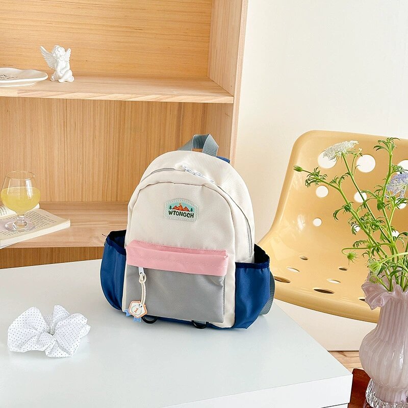 Детский рюкзак малого размера серого цвета для детей 1-3 лет - компактный рюкзак для прогулок малышей