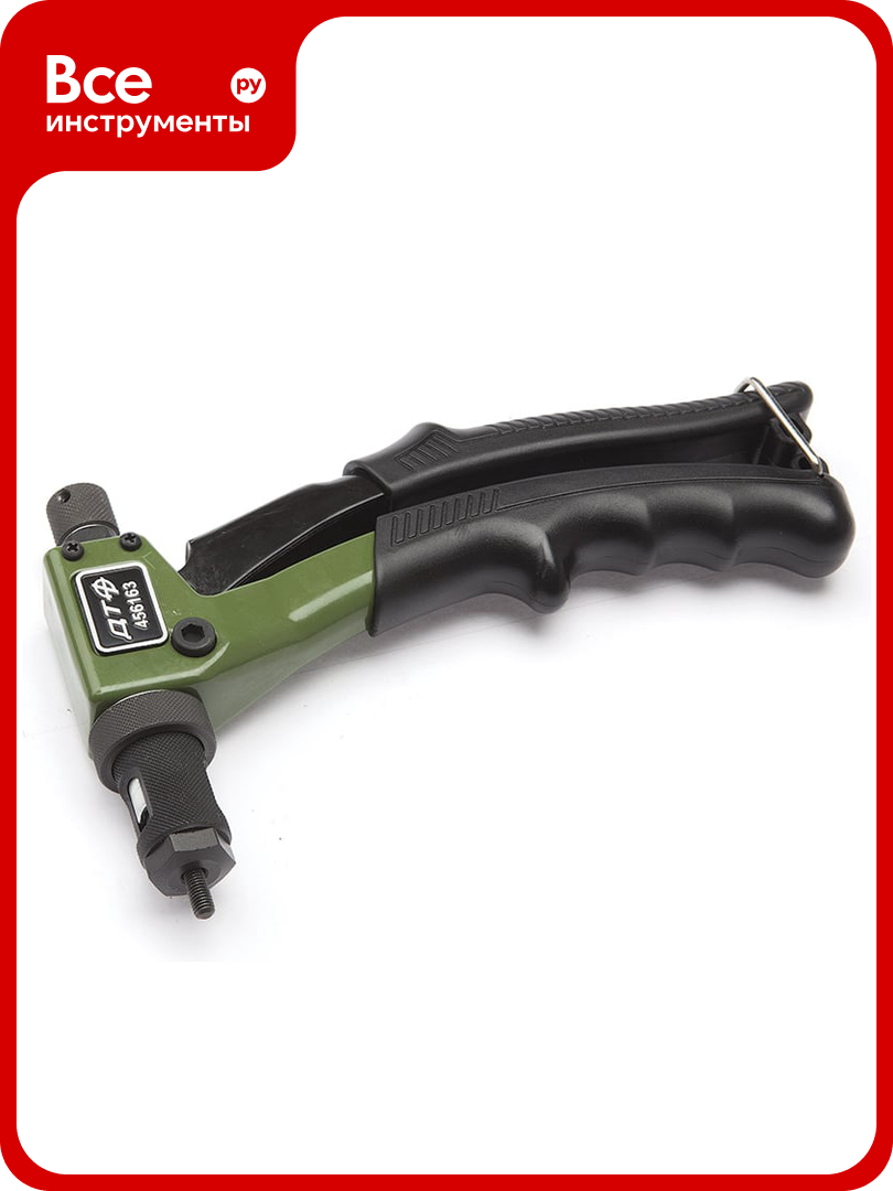 Заклепочник Дело Техники для резьбовых заклепок усиленный M3-M6 456163, для резьбовых заклепок Дело