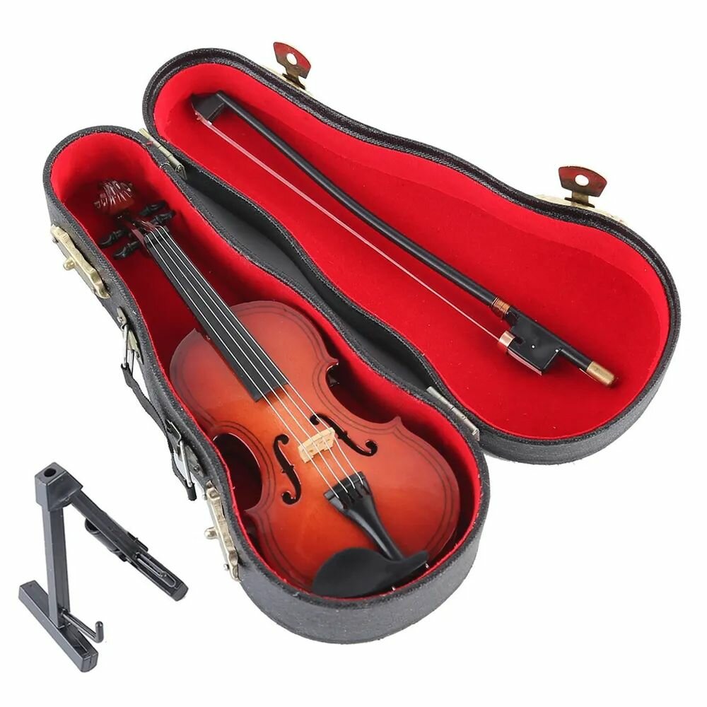 Скрипка маленькая музыкальная, точная копия 8 см