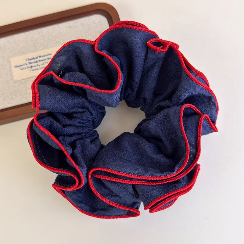 UXSL Ретро темно-синие тканевые повязки на голову B