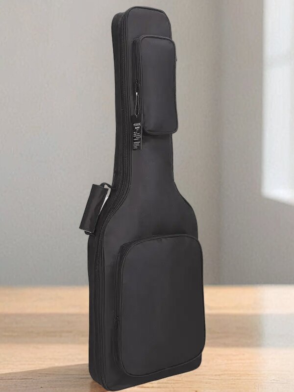Чехол для электрогитары. Чехол утепленный (7мм). С двумя удлиненными накладными карманами. Ткань Oxford.