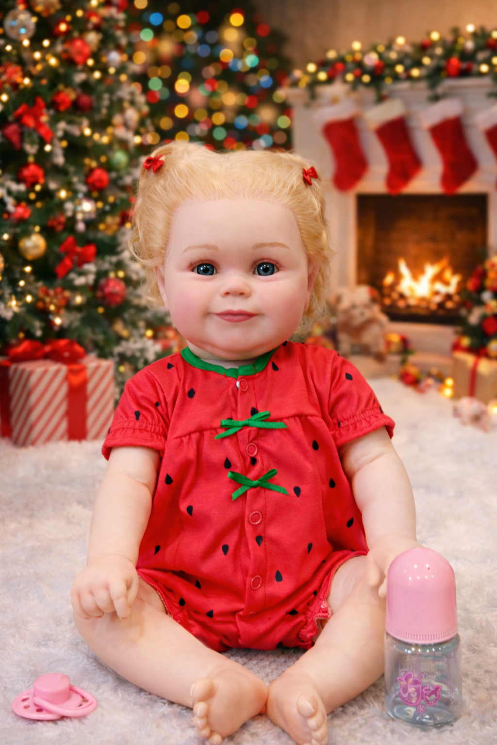 Кукла Реборн девочка Ирэн (силиконовая) 50см