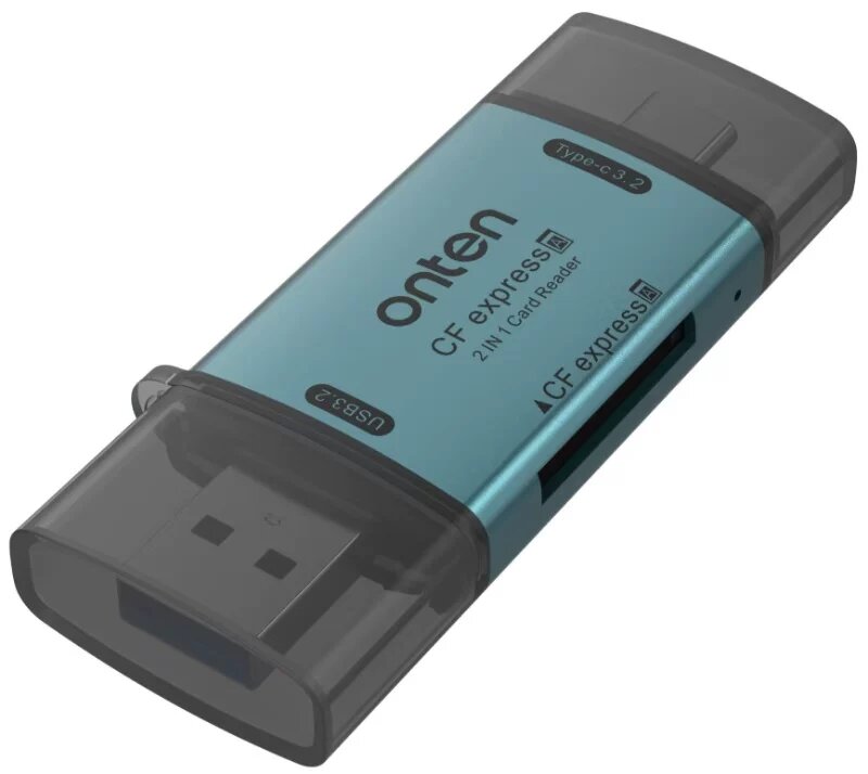 Высокоскоростной кардридер 3.2 для карт CFB/CFA/XQD, внутренняя карта памяти CFexpress, подключение Type-C для