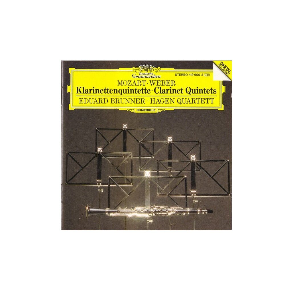 Диск MOZART: Klarinettenquintett. Hagen Qt. (1 CD)