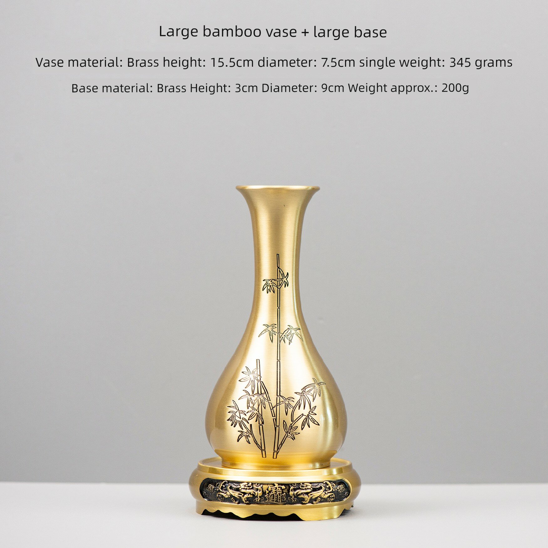 Маленькая медная ваза-украшение, декоративная ваза из чистой меди для цветов, настольная медная ваза, украшение для