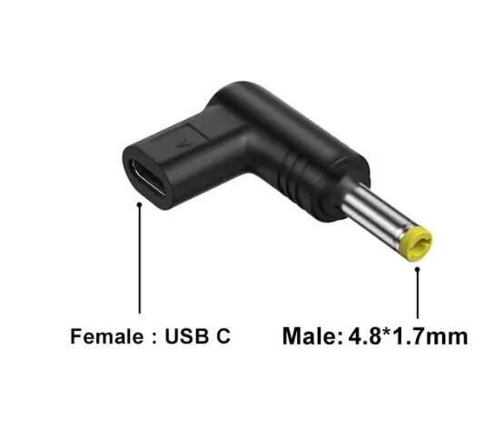 USB C PD к DC разъему питания Универсальный 5V 9V 12V 15V 19V Type C к DC разъему, адаптер зарядки, конвертер для маршрутизатора, планшета, вентилятора