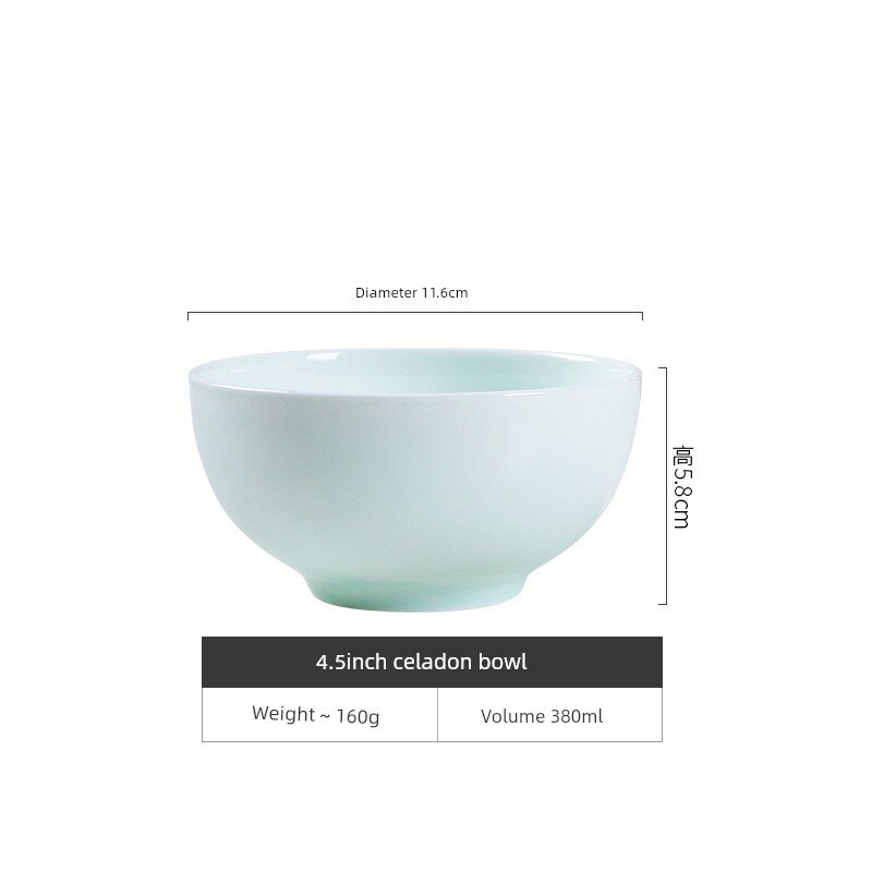 Чаша для супа из костяного фарфора Цзиндэчжэнь, большая керамическая миска для риса, большая миска для лапши, китайская