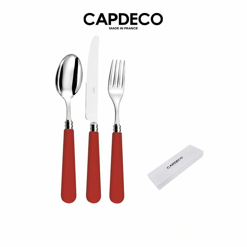 Французский набор ножей, вилок и ложек Capdeco Helios из нержавеющей стали