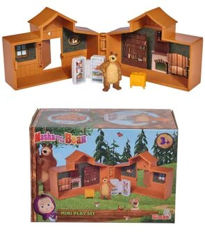 Маша и Медведь-дом медведя-Детский игровой домик, большой дом, мебель, набор игрушек