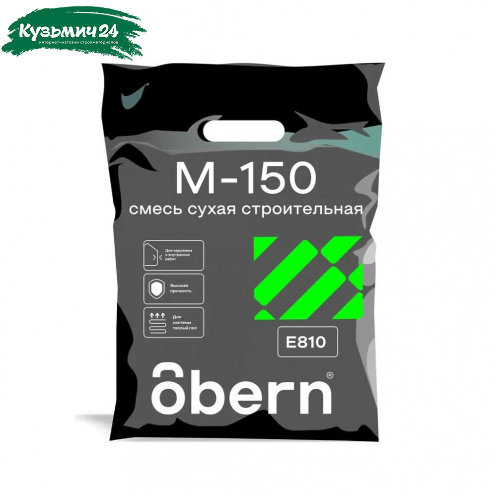 Смесь сухая строительная Obern М-150, 0024058, универсальная, 3 кг, 2 шт.