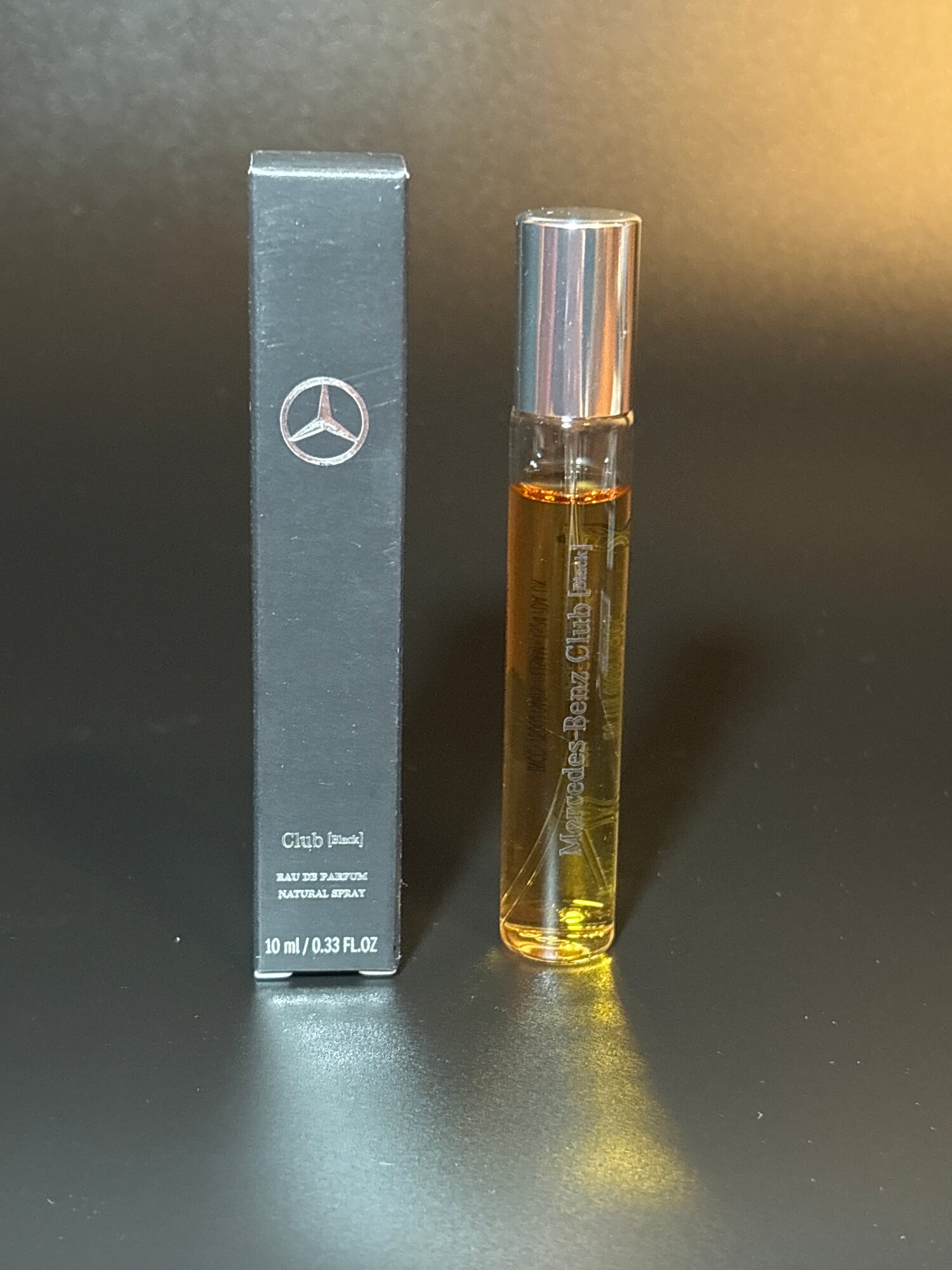 Mercedes Benz Club Black мужская туалетная вода, 10 мл Миниатюра