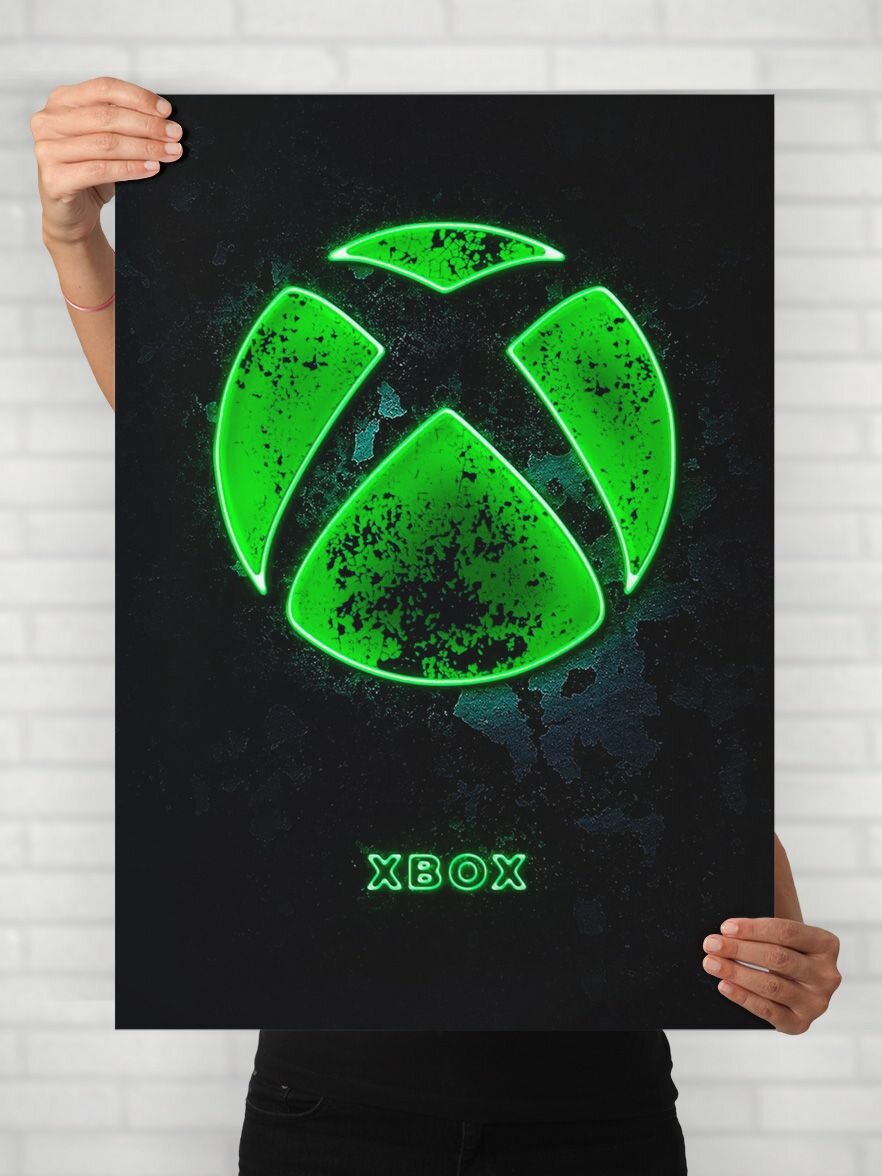 Плакат на стену для интерьера Бренды (Майкрософт Иксбокс - Microsoft Xbox 2) - Постер по моде и одежде формата A1 (61x84 см)