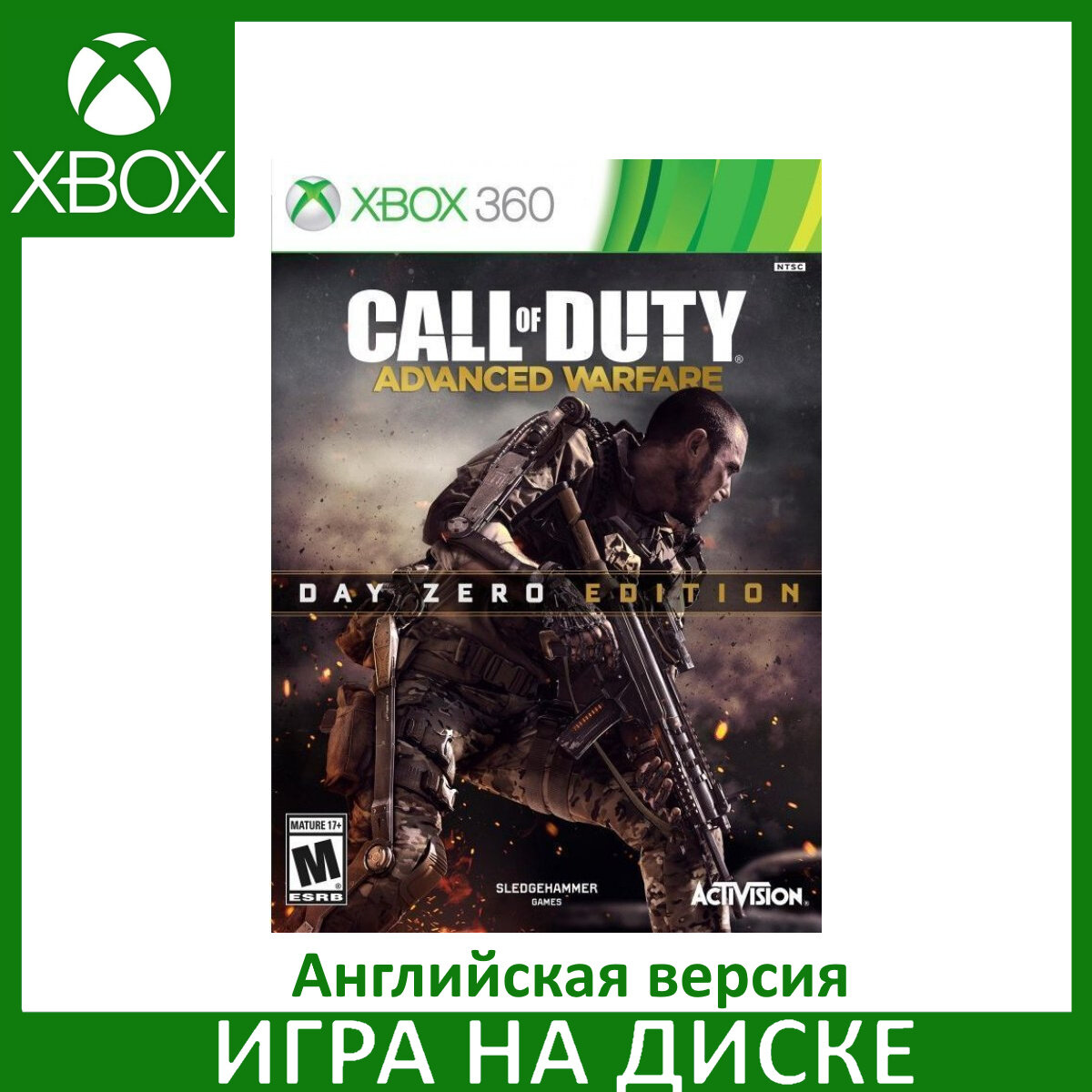 Игра Call of Duty: Advanced Warfare. Day Zero Edition Xbox 360, Xbox One Английский язык Диск на Xbox