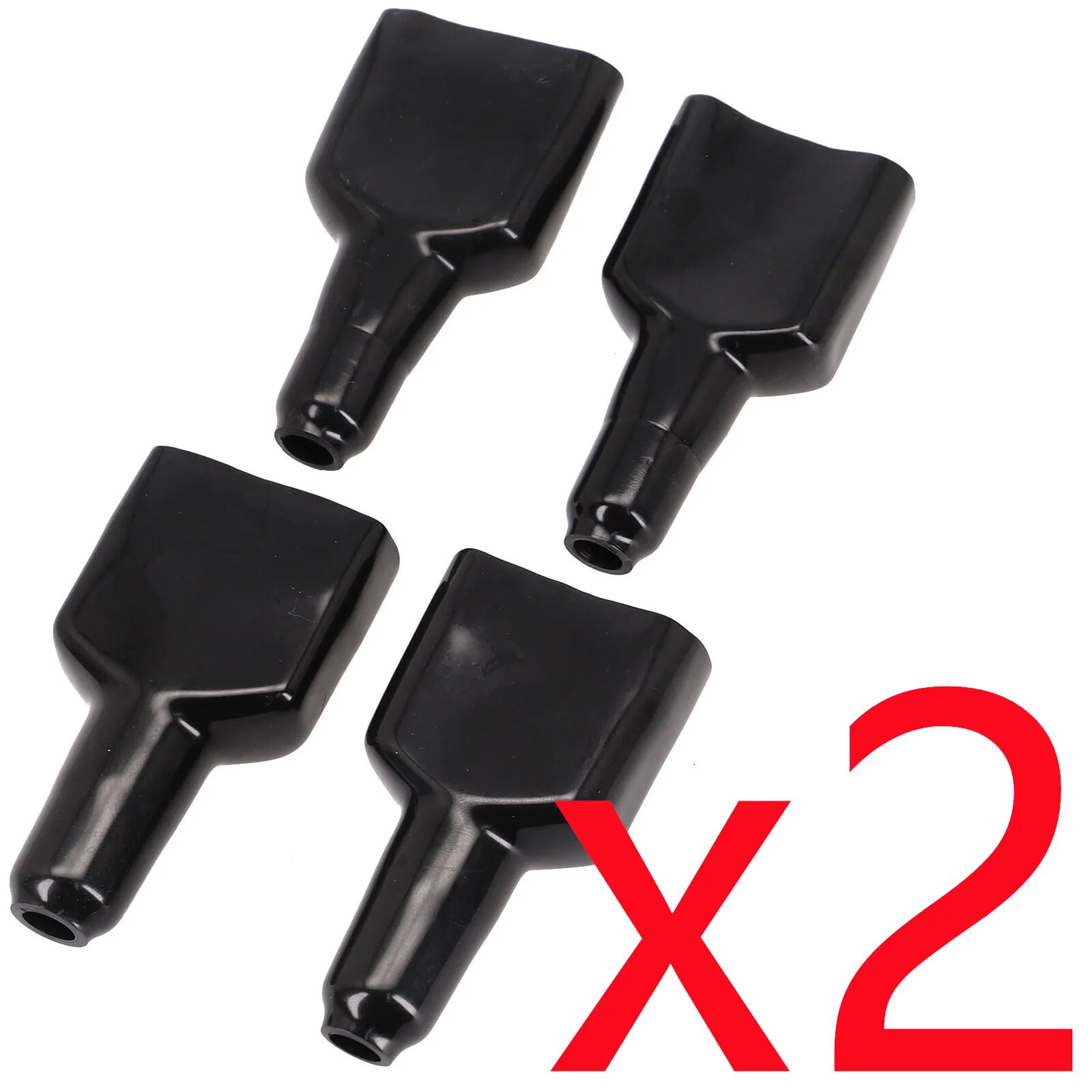 Водонепроницаемые чехлы для разъемов 50А, черные, 4 шт. 8pcs