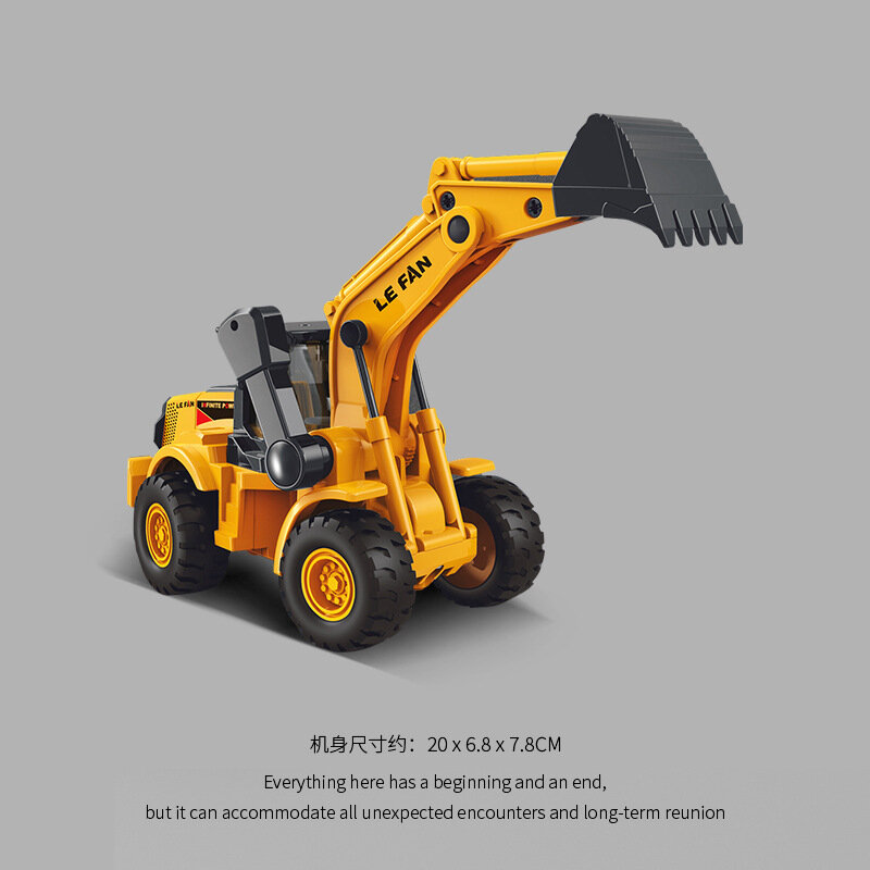 Детский экскаватор, инерциальная инженерная машина, большой экскаватор, игрушечный крюк, экскаватор для мальчишек, пляжный багги