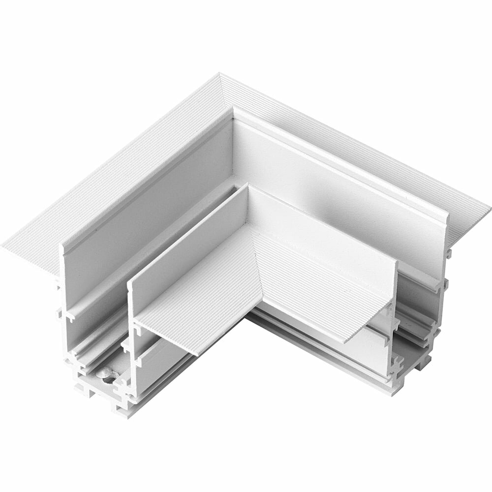 Угол для встраиваемого магнитного трека Neylight NLR20-2E-corner-90-W