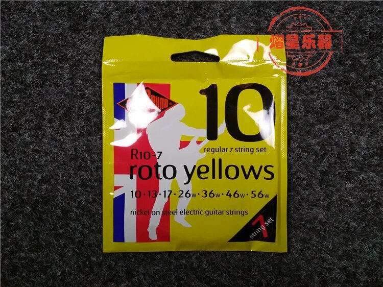 RotoSound R10-7 Семиструнные электрогитарные струны, никель-покрытая сталь