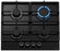Газовая варочная панель Haier HHXG64CN, 4 конфорки, газ-контроль, электроподжиг