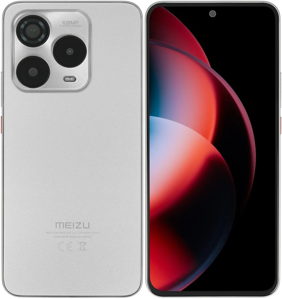 6.78" Смартфон Meizu Note 22, 8/128 ГБ, AMOLED, NFC, 4G, 5000 мА*ч, золотистый