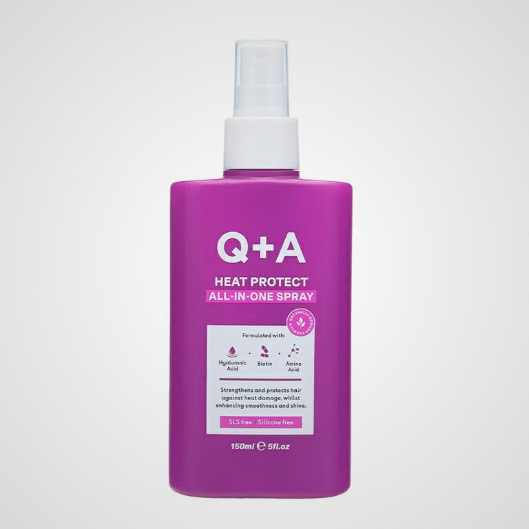 Спрей-термозащита для волос 150 мл Q+A Heat Protect All-in-One Spray Спрей 150 мл