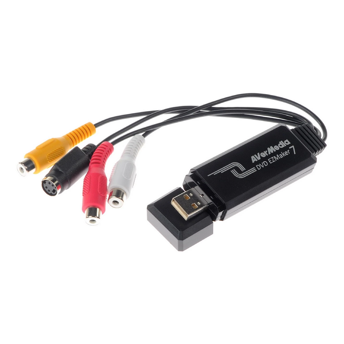 Устройство видеозахвата AVerMedia DVD EZMaker 7, USB 2.0, MPEG-1/MPEG-2/MPEG-4, черный
