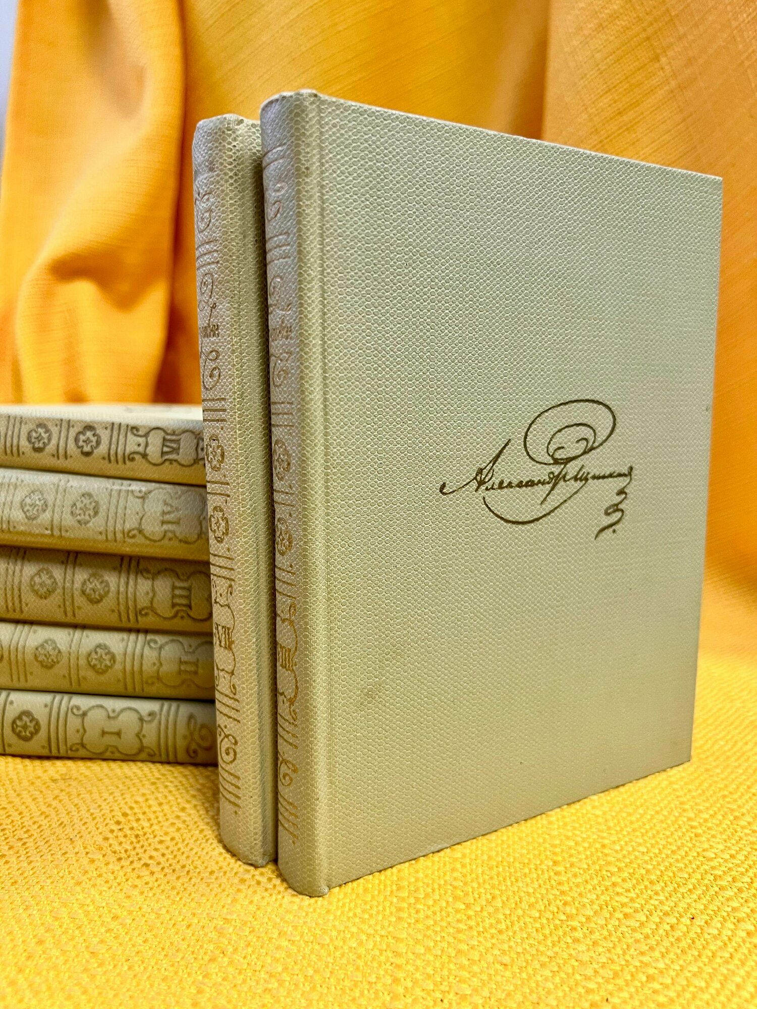 А. С. Пушкин. Собрание сочинений в 8 томах (Тома 1-4, 6-8), твердый переплет