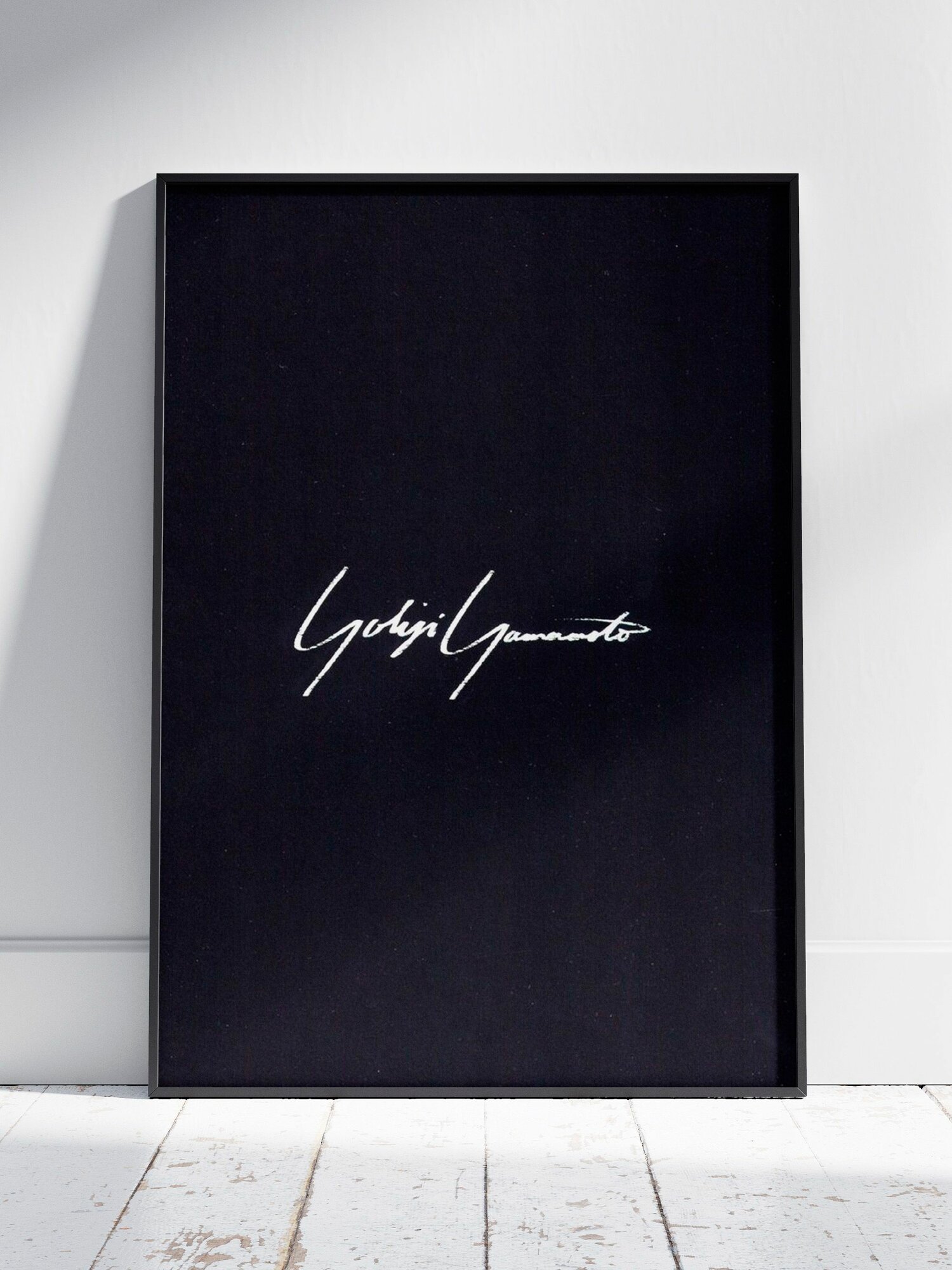 Плакат на стену для интерьера Йоджи Ямамото (Yohji Yamamoto 11) - Постер по модели, бренду и моде формата A4 (21x30 см)
