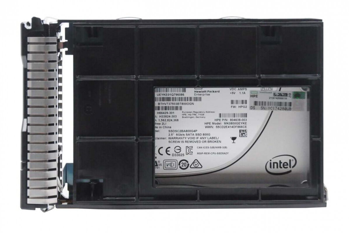 Жесткий диск HP 691860-B21 800Gb SATAIII 3,5" SSD