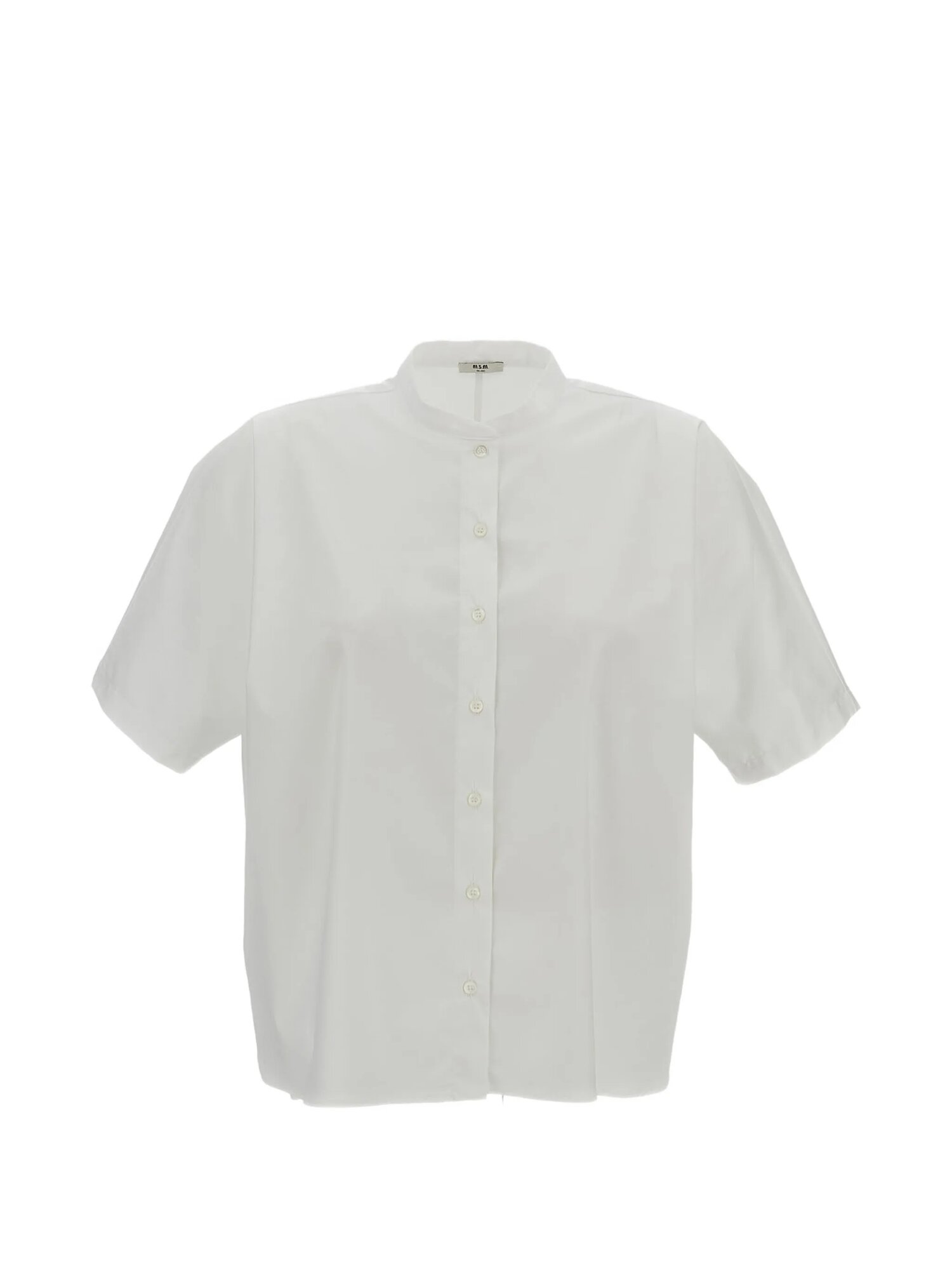 Рубашка Grandad-collar kimono-shoulder shirt