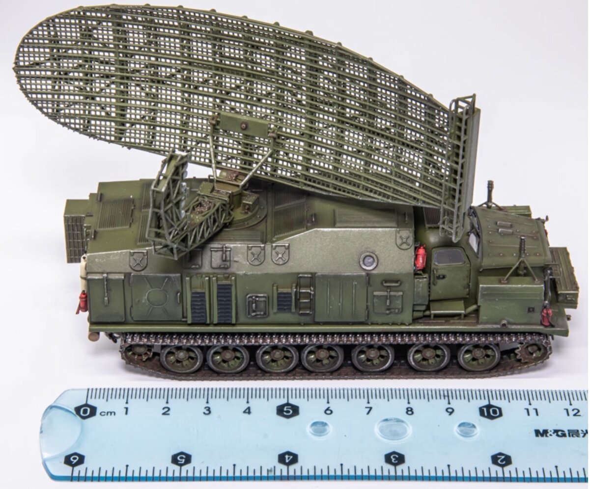 «1С12 "Длинная тройка» - Готовая модель РЛС 1:72, С-диапазон, с приводом (AM, Россия)