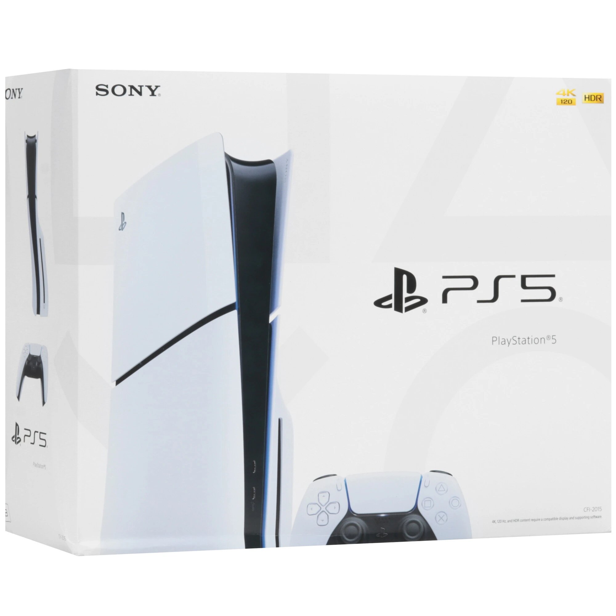 Игровая приставка Sony PlayStation 5 Slim с дисководом CFI-2115A, SSD 1ТБ, без игр