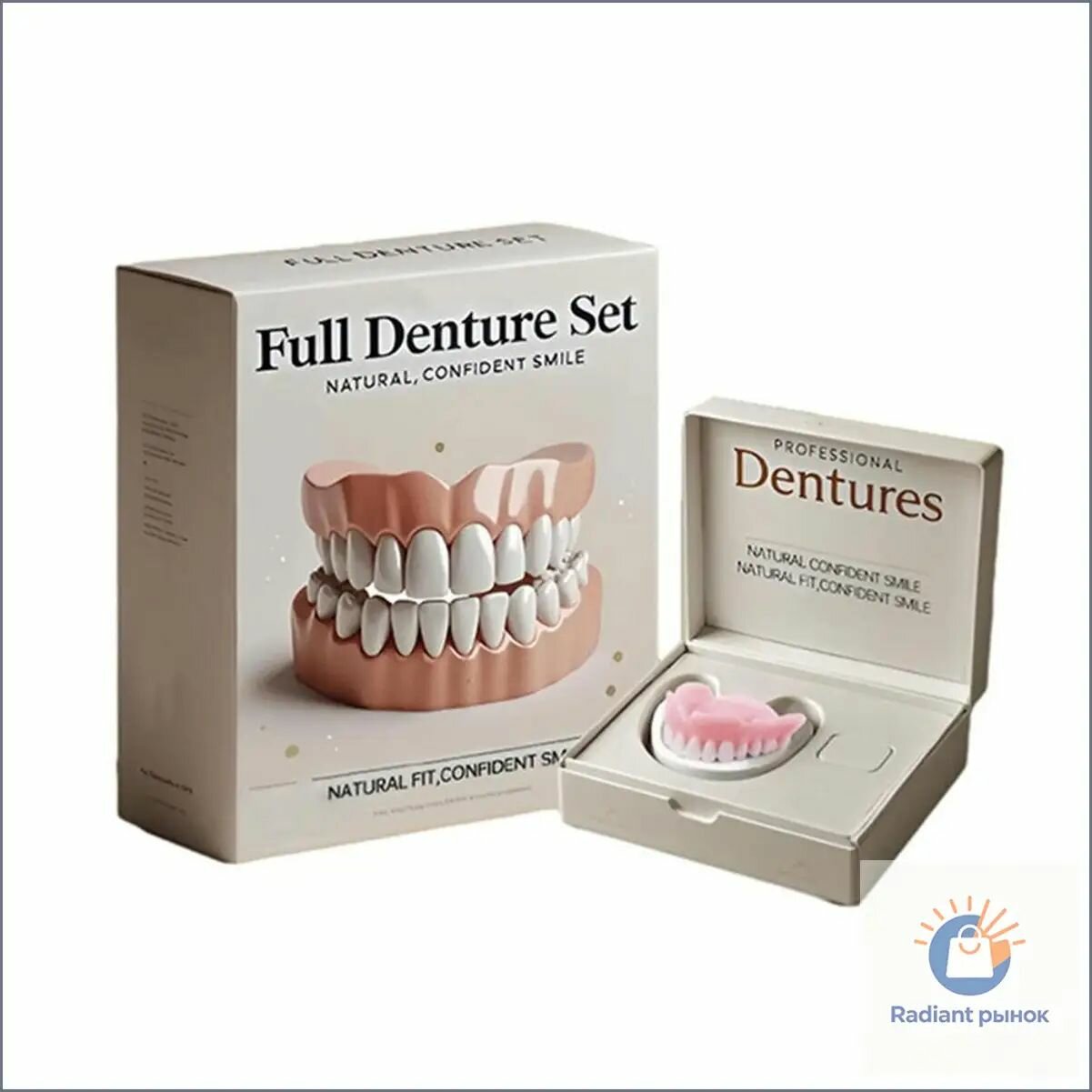 Виниры для зубов накладные верхние и нижние силиконовые Perfect Veneers с десной