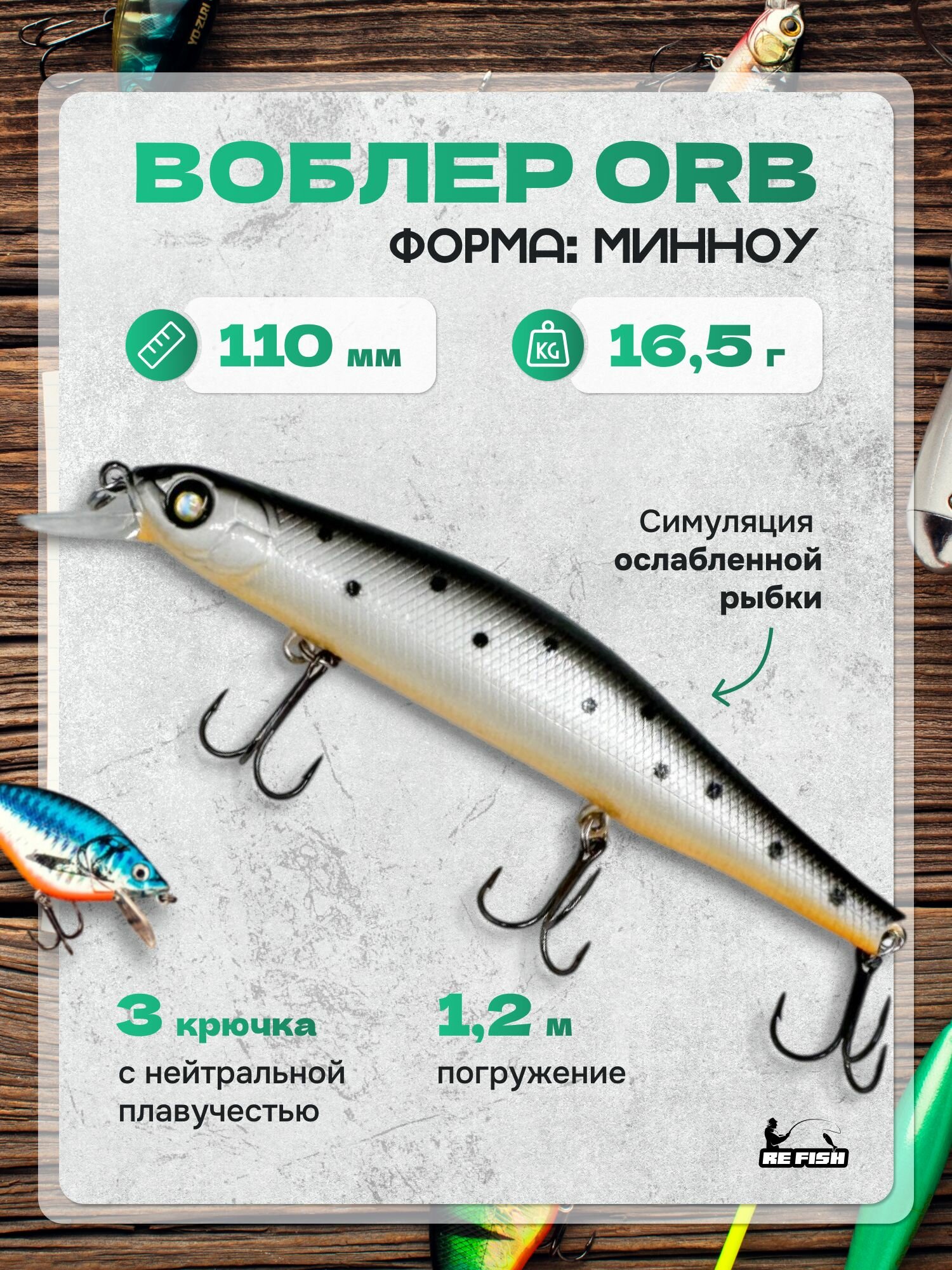 Воблеры для рыбалки на щуку минноу 110 мм