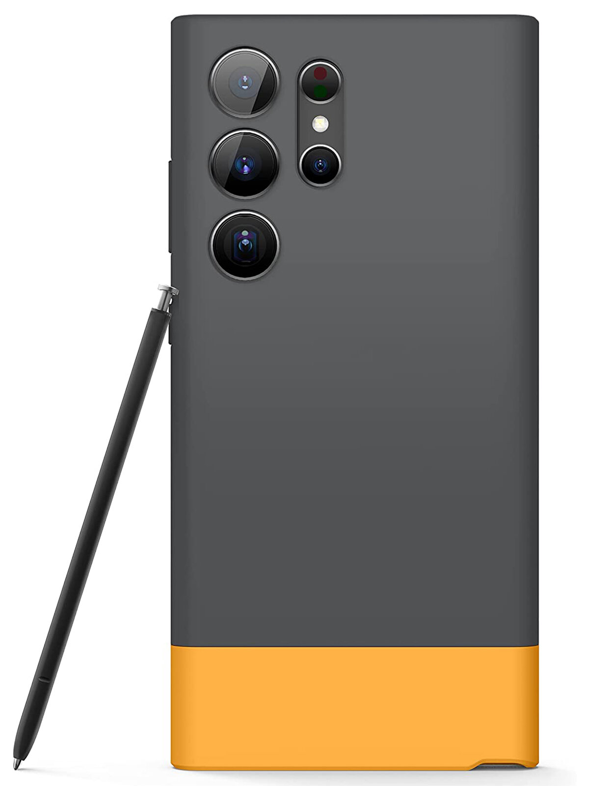 Elago силиконовый чехол для Galaxy S23 Ultra, GLIDE серый/желтый